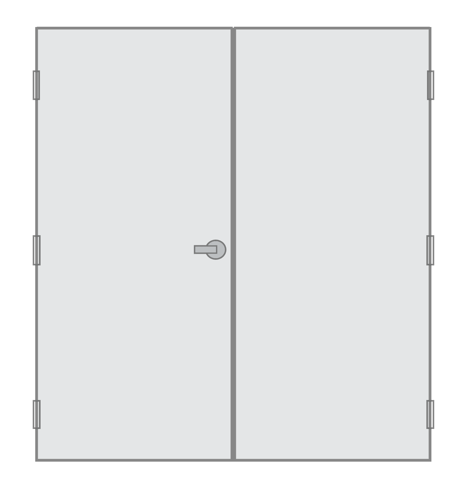Commercial Double Metal Doors - Felix Thomson