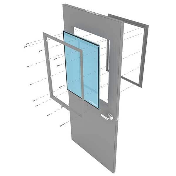 Hollow Metal Door with Lite Kit & Glass - Felix Thomson